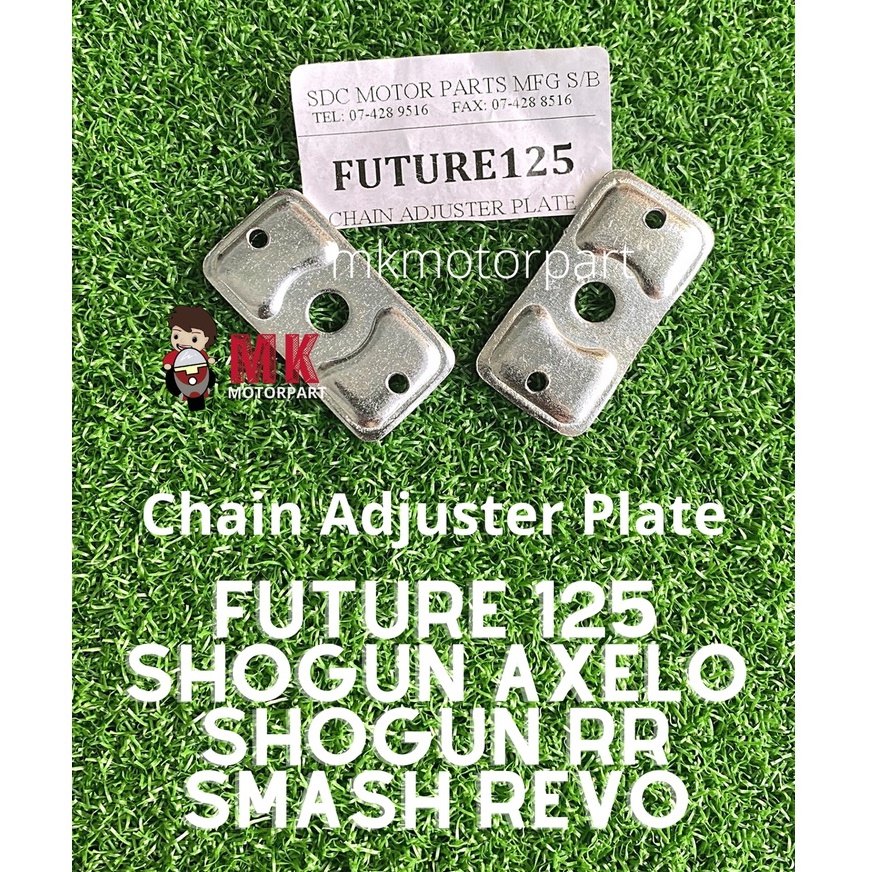 (2Pcs) PLATE Chain Adjuster Honda FUTURE / Future125 V1 (Carb) Suzuki ...
