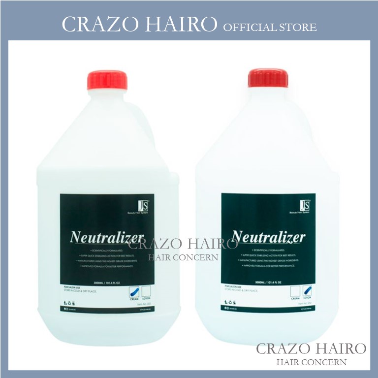 JS 202 Gallon Hair Neutraliser Lotion / Neutralizer Cream 3000ml ...