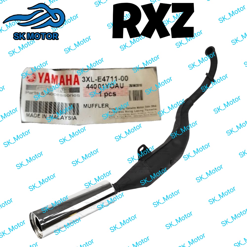 Yamaha RXZ 3XL 3BS Original Exhaust Ekzos / Pipe Outlet / Protector ...