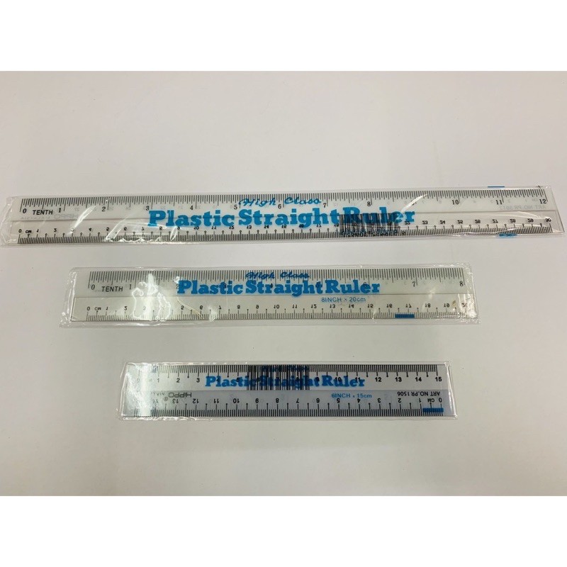 Plastic Straight Ruler 15cm / 20cm / 30cm (Pembaris Plastik) | Shopee Malaysia