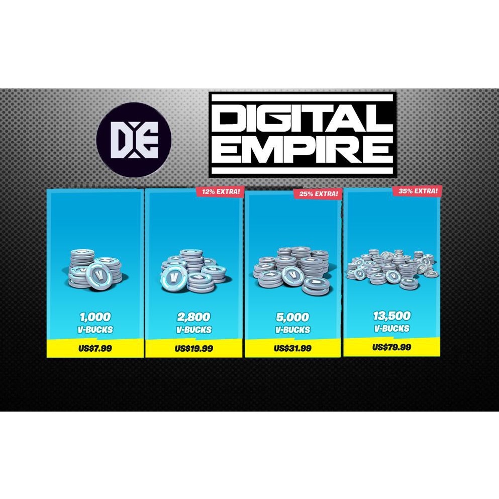 Fortnite 1000 2800 5000 13500 V-Bucks VBucks Lava Legends | Shopee Malaysia