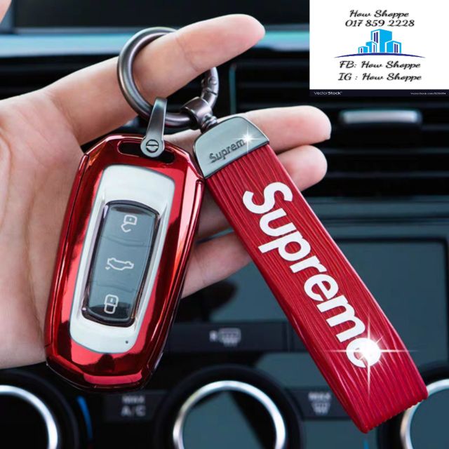 Proton X 70 Smart Key Cover With Supreme Key Chain Holder | Shopee Malaysia
