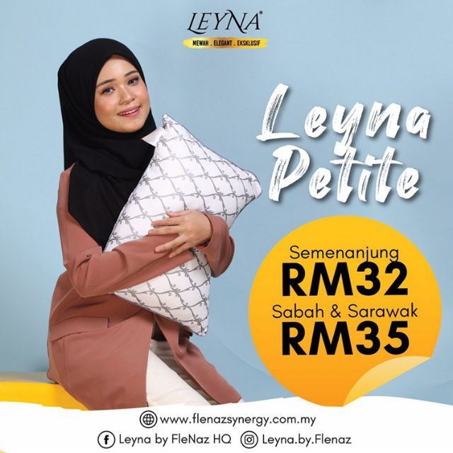 🔥HOT SALE 🔥 LEYNA PETITE - Bantal Boleh Basuh Comel Gebu Travel Multi Function Sesuai Buat Si ...
