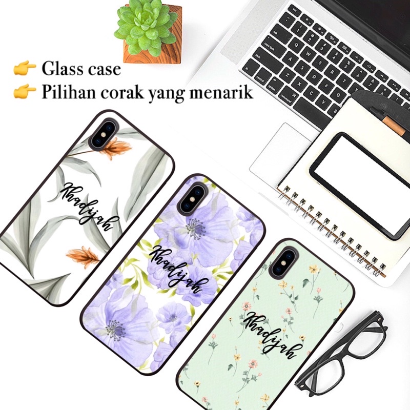 Custom Name -Flower Design iPhone/Huawei/Other Brand - Customized Phone Case/DIY Phone Case ...