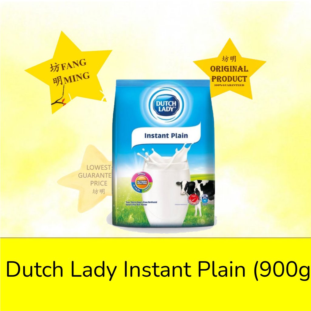 Dutch Lady Instant Filled Milk Powder Plain / Full Cream / Chocolate ...