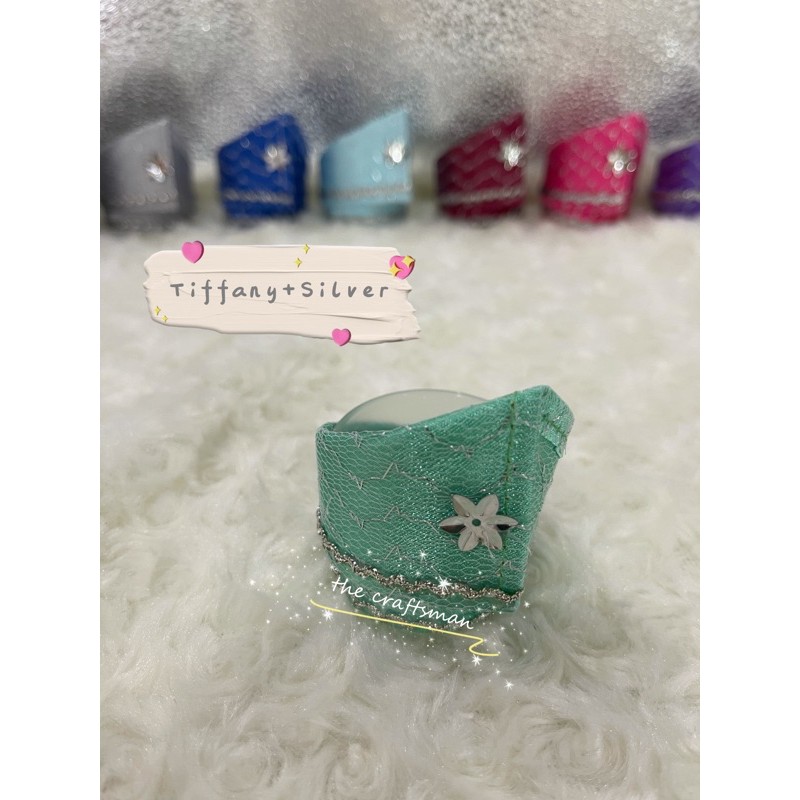 Handmade Bekas Bunga Rampai - Design Mini Tanjak netting Silver ...