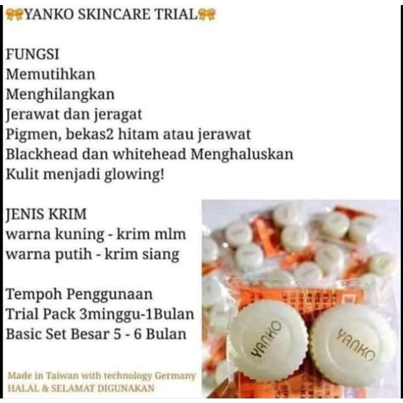 yanko Basic trial original | Shopee Malaysia