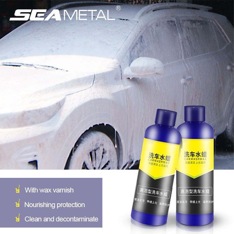 Water Wax Car Coating Agent Wash Wax High Foam Polish Wax Deep Cleaning ...