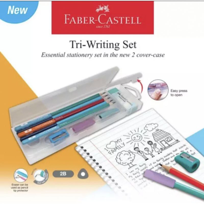 Faber Castell Tri-Writing Set | Shopee Malaysia