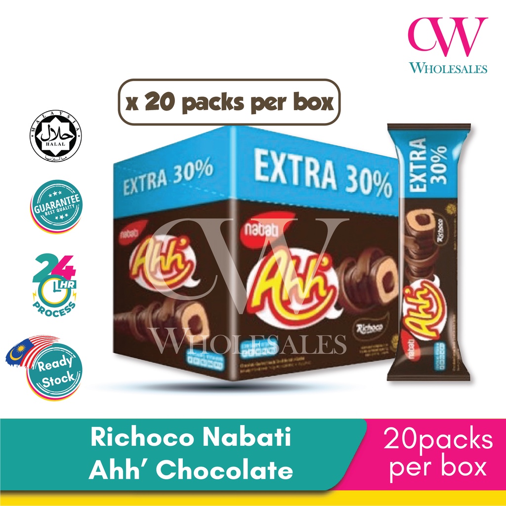 Nabati Ahh' Richeese Richoco (EXTRA 20%) 4g x 20 | Shopee Malaysia