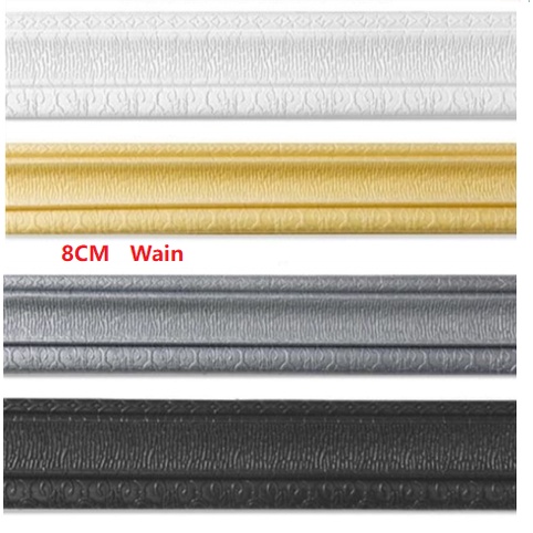 READY STOCK 5 METER Wainscoting Bingkai edge protector Wall Skirting ...