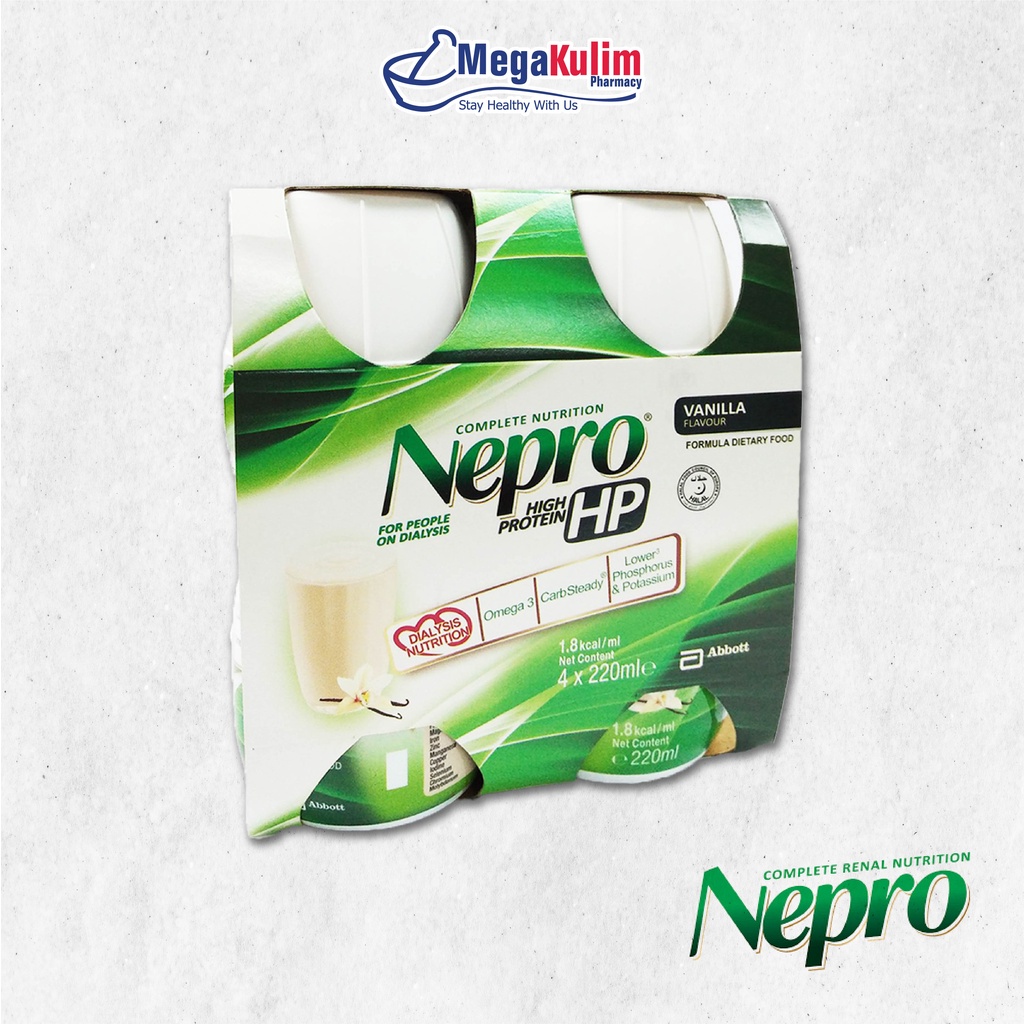 Nepro High Protein Vanilla 220mL x 4 Bottles | Shopee Malaysia