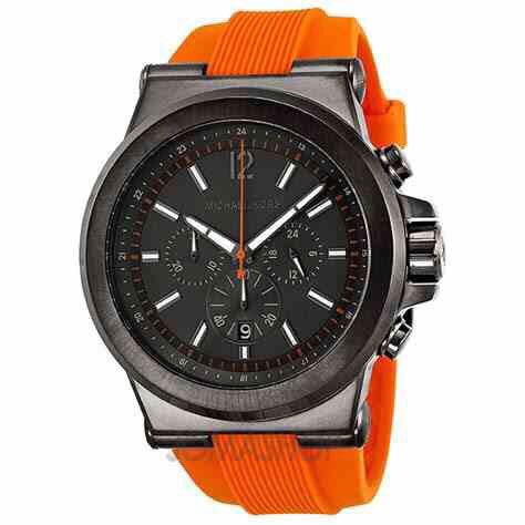 Original Michael Kors MK men watch MK8296 45mm dial Silicone strap ...