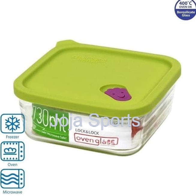 LocknLock LLG165 Glass Container & Lock Wave Oven Glass Steamhole 730ML ...