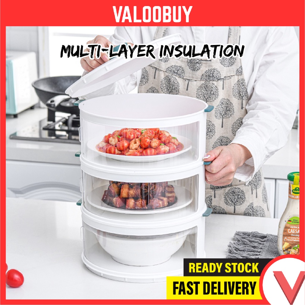 Multi-layer insulation vegetable cover dust-proof and insect-proof Dish ...
