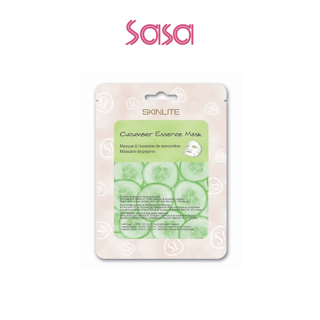 SKINLITE : Cucumber Essence Mask (1'S) | Shopee Malaysia