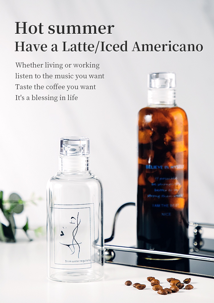 BINCOO Cold Extraction Coffee Cup Glass Water Bottle Homemade Ice Latte ...