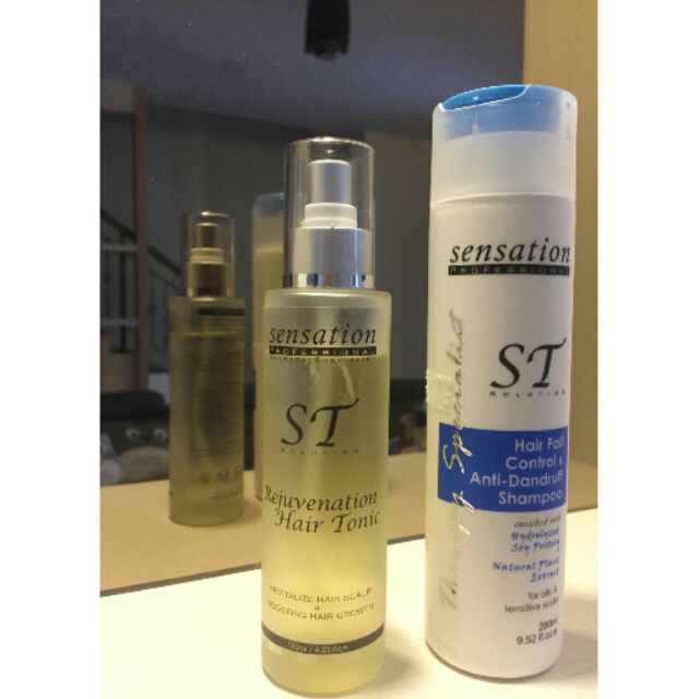ST SOLUTION Hair Fall Control & Anti-Dandruff Shampoo / Rejuvenation ...