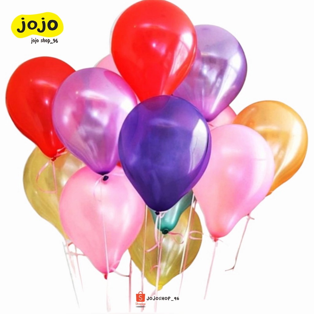 Birthday Balloons AMG BP-10 12" Thick Latex Birthday Balloons Plain ...