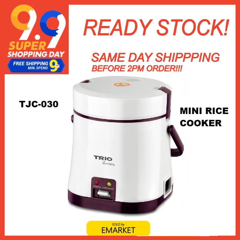 Trio Rice Cooker with Detachable cover and Dish Box TJC-030 | Shopee ...