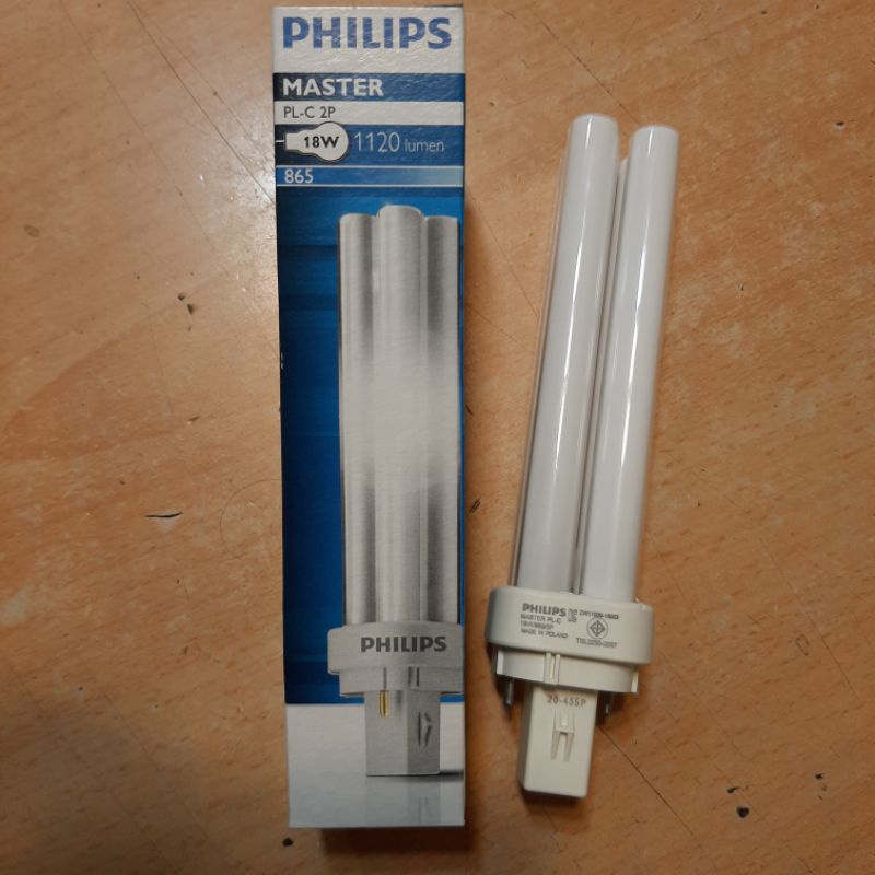 Philips Master 18W/865 PL-C 2P 13W/827 PLC Light bulb Master 18W 2 pin bulb 13W PLC bulb - White ...