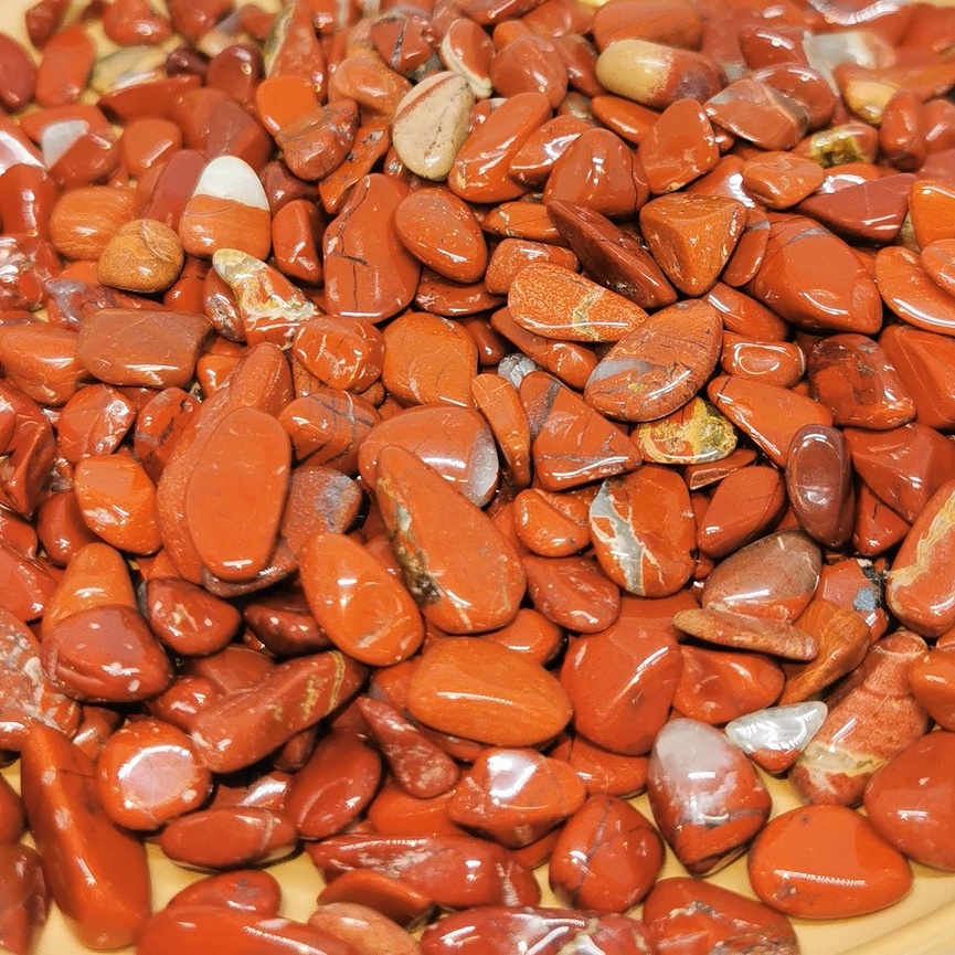Natural Crystal Red Jasper Gravel Stones Fish Tank Decoration 100g ...
