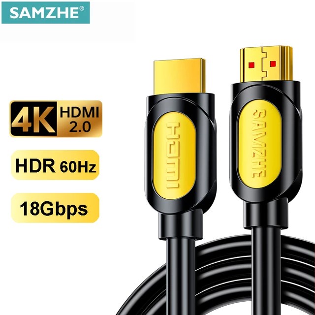 SAMZHE HDMI Cable 4K 2.0 Cable for Apple TV PS4 Splitter Switch Box ...