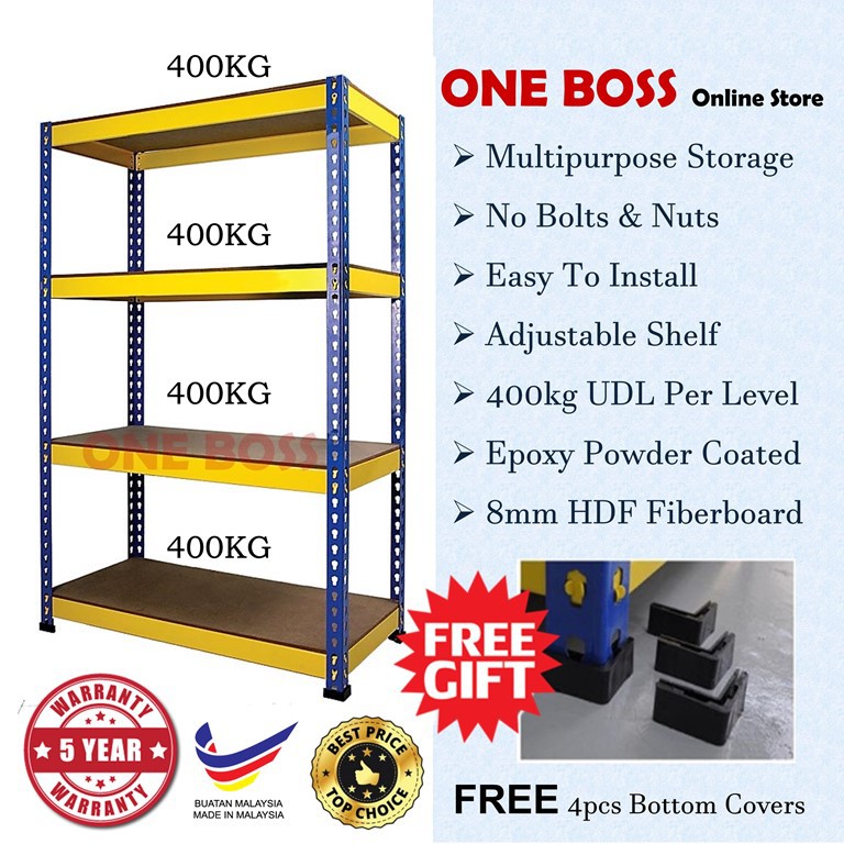 RAK BESI TANPA SKRU PADU HEAVY DUTY / BOLTLESS RACK - HOME STORAGE ...