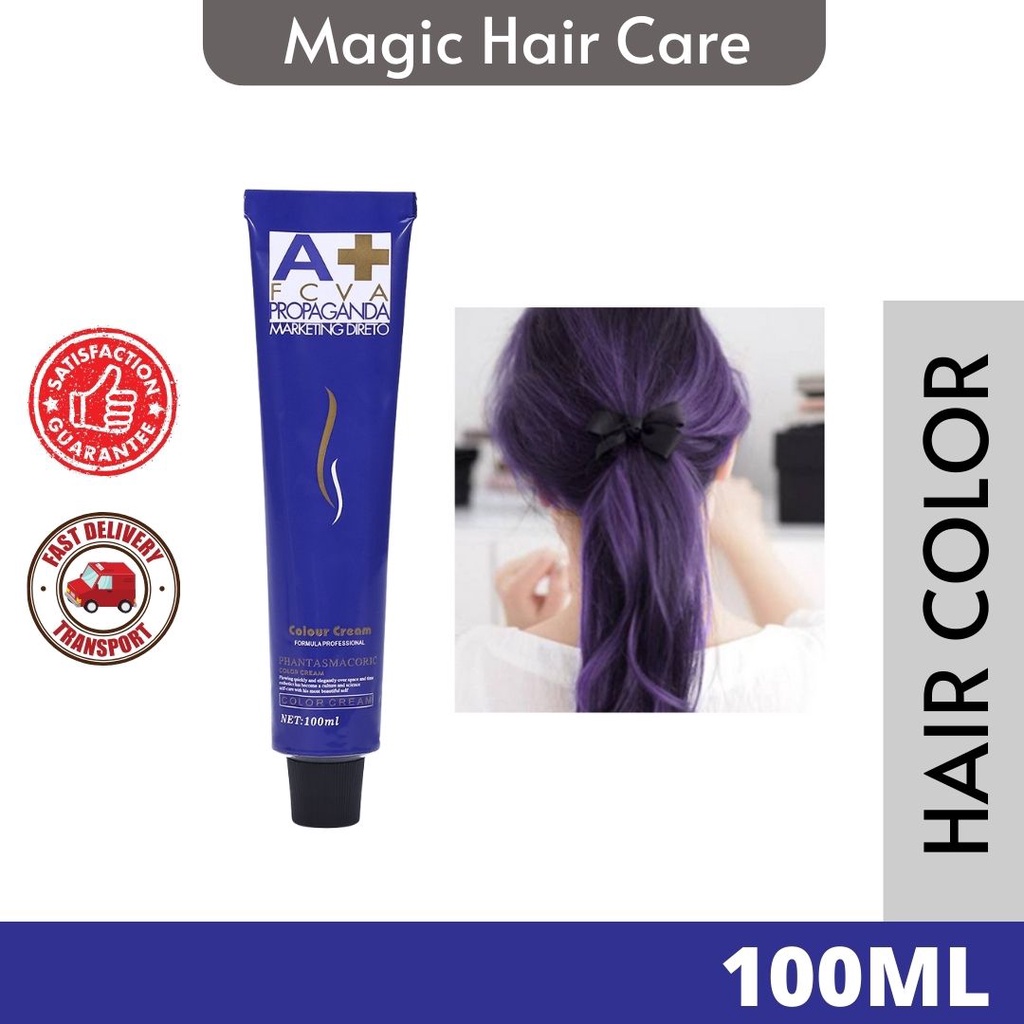 Permanent Hair Color Fashion Hair Color Salon Hair Dye (100ml) | Shopee ...