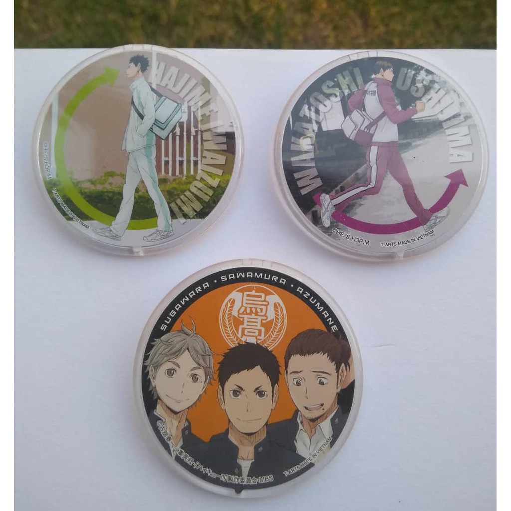 Super Cute Genuine – HAIKYU!! / HAIKYUU!! – Acrylic Button Keychains by ...