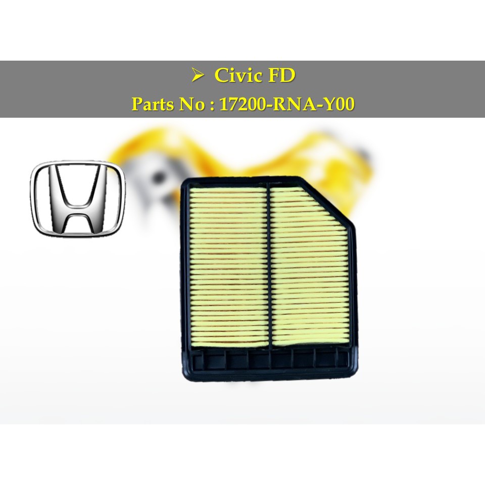 Honda Civic FD Air Filter 17220-RNA-Y00 | Shopee Malaysia