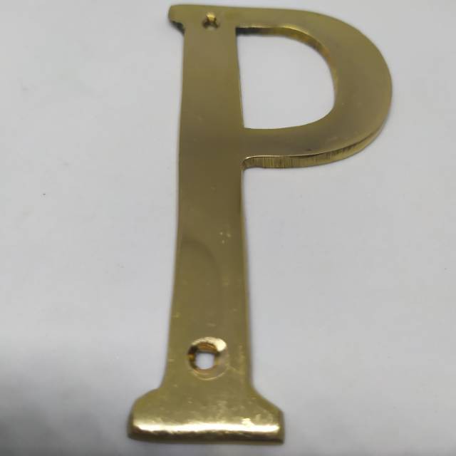 P High Brass House Number 10 cm Classic Antique P Numbers Number Number ...