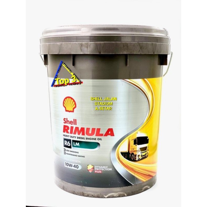 Shell Rimula R6 LM 10w/40 CK4 - 20 litres | Shopee Malaysia