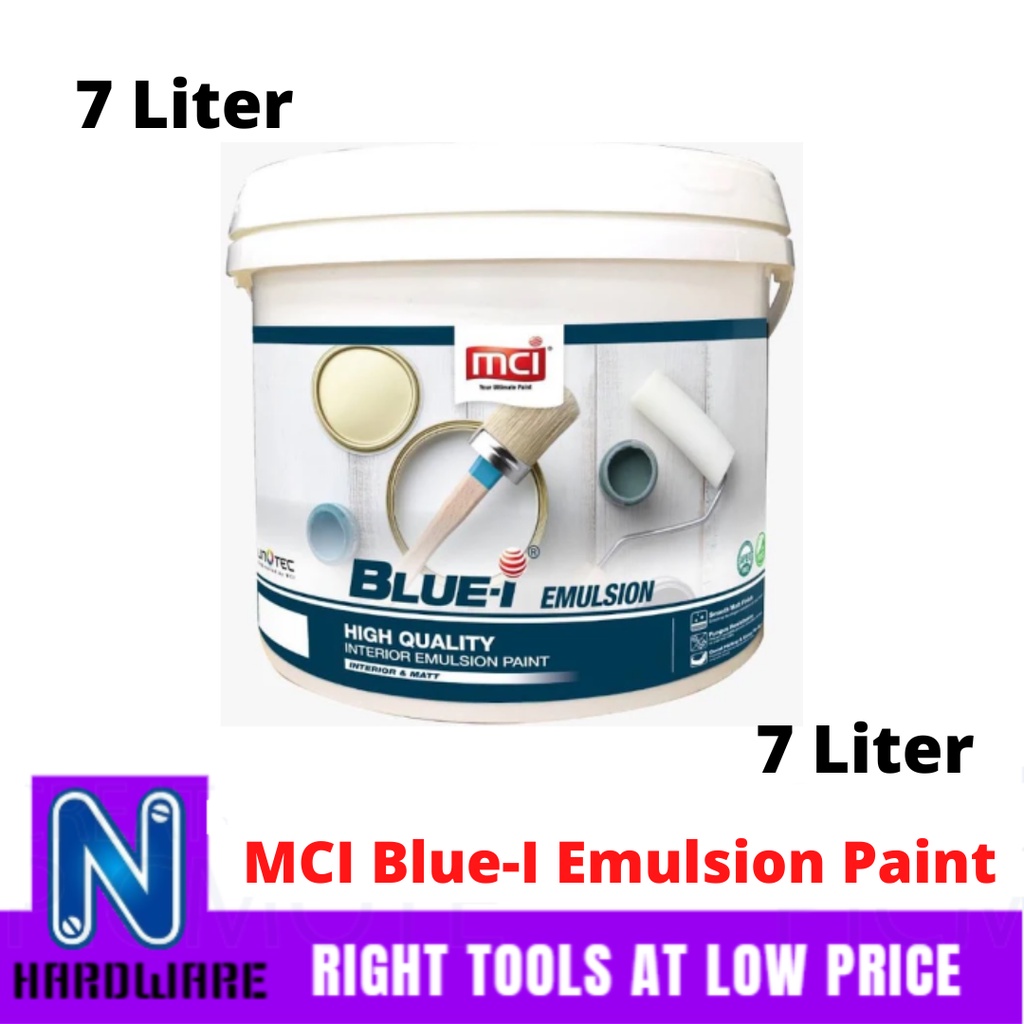MCI Blue-i Emulsion (Page 1) / Cat Kapur Air 7L - 7 Liter | Shopee Malaysia