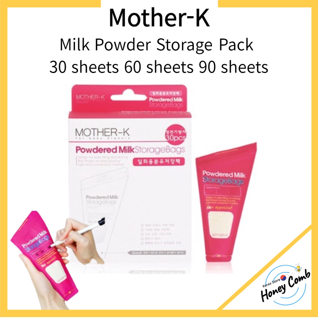 [Mother-K] Milk Powder Storage Pack 30 sheets 60 sheets 90 sheets 240ml/Milk powder and milk ...