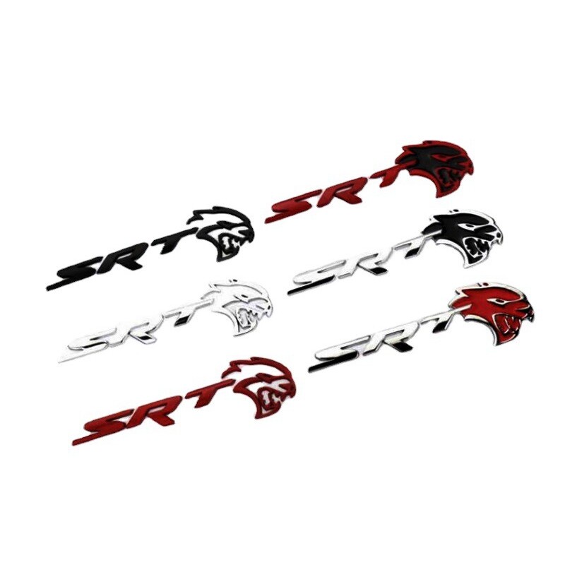 SRT Hellcat logo for Dodge Challenger Durango Rear emblem Side sticker ...