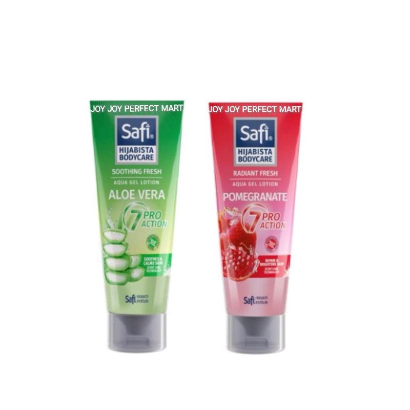 SAFI Hijabista Bodycare Aqua Gel Lotion ( ALOE VERA / POMEGRANATE ...