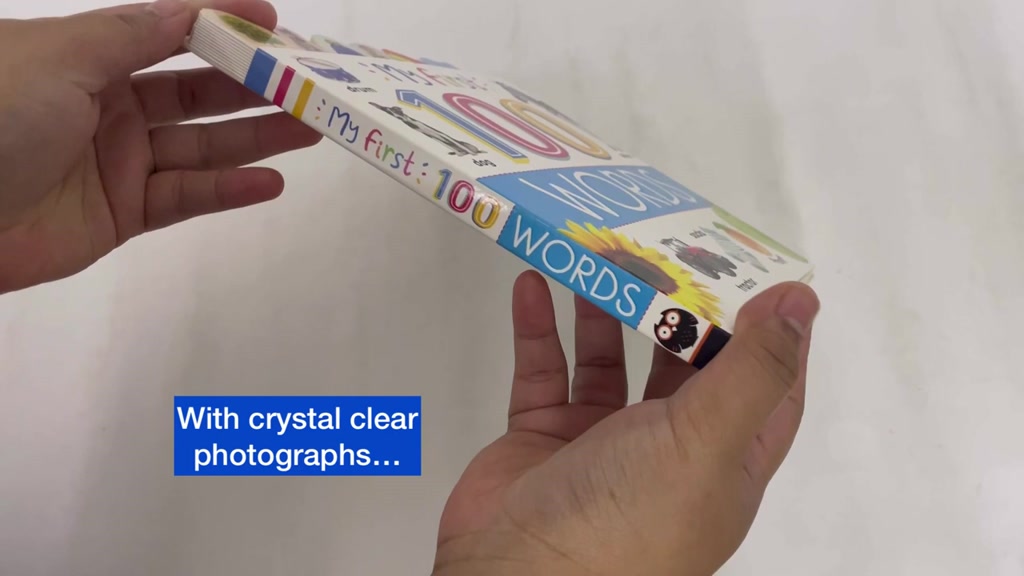 My First 100 Words Board Book For Toddlers & Preschool Kids To Learn ...