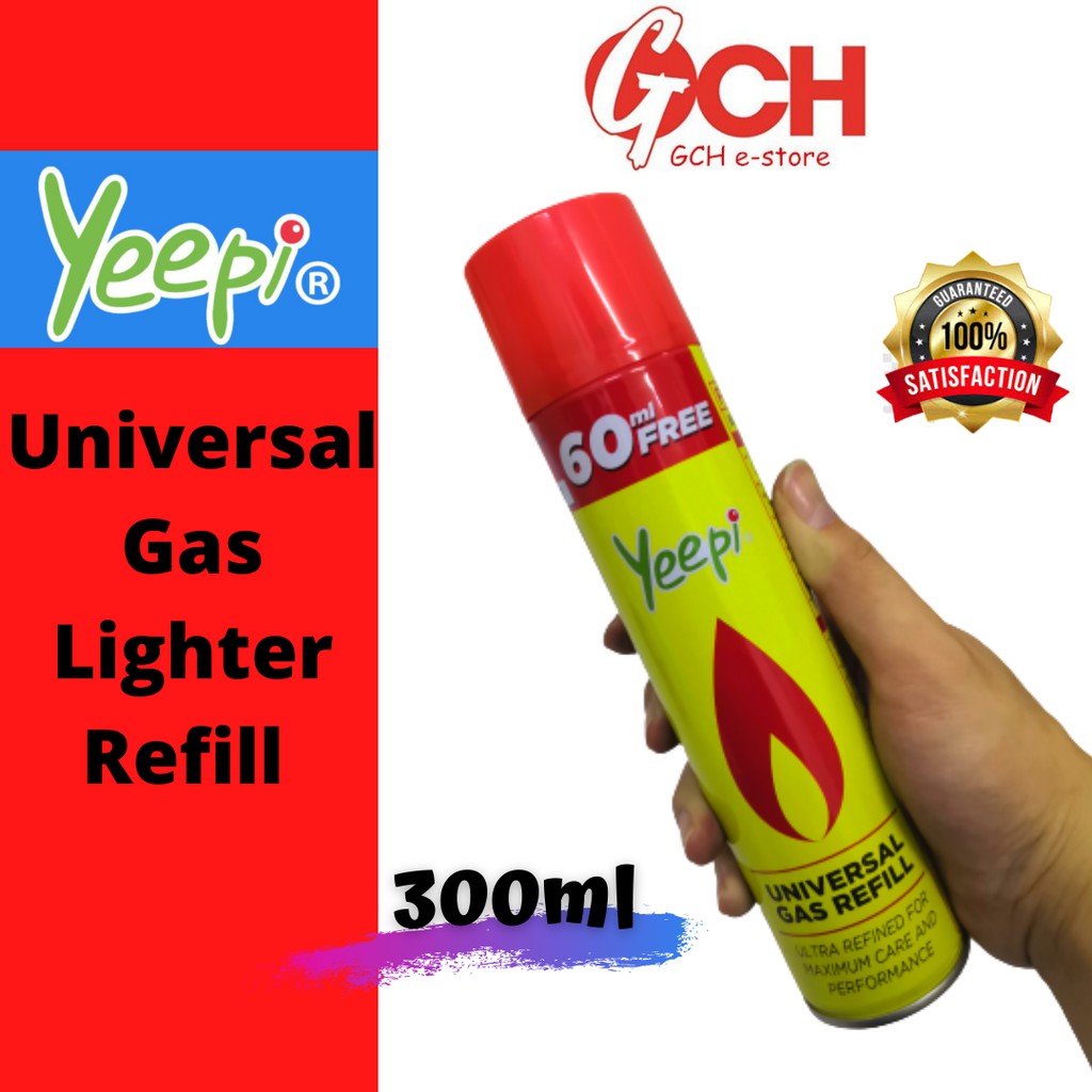 🔥300ml (Free 60ml) Universal Gas Lighter Refill / Gas Lighters Refill ...