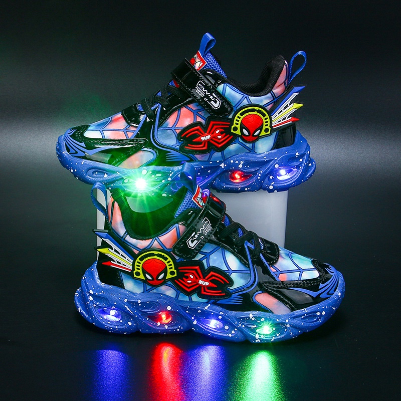 Children's LED light shoes Boys and girls-Children s sports shoes 2021 ...