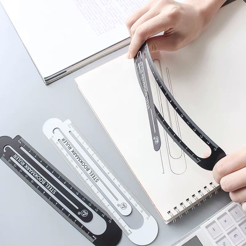 Steel Bookmark Ruler 15cm | Shopee Malaysia