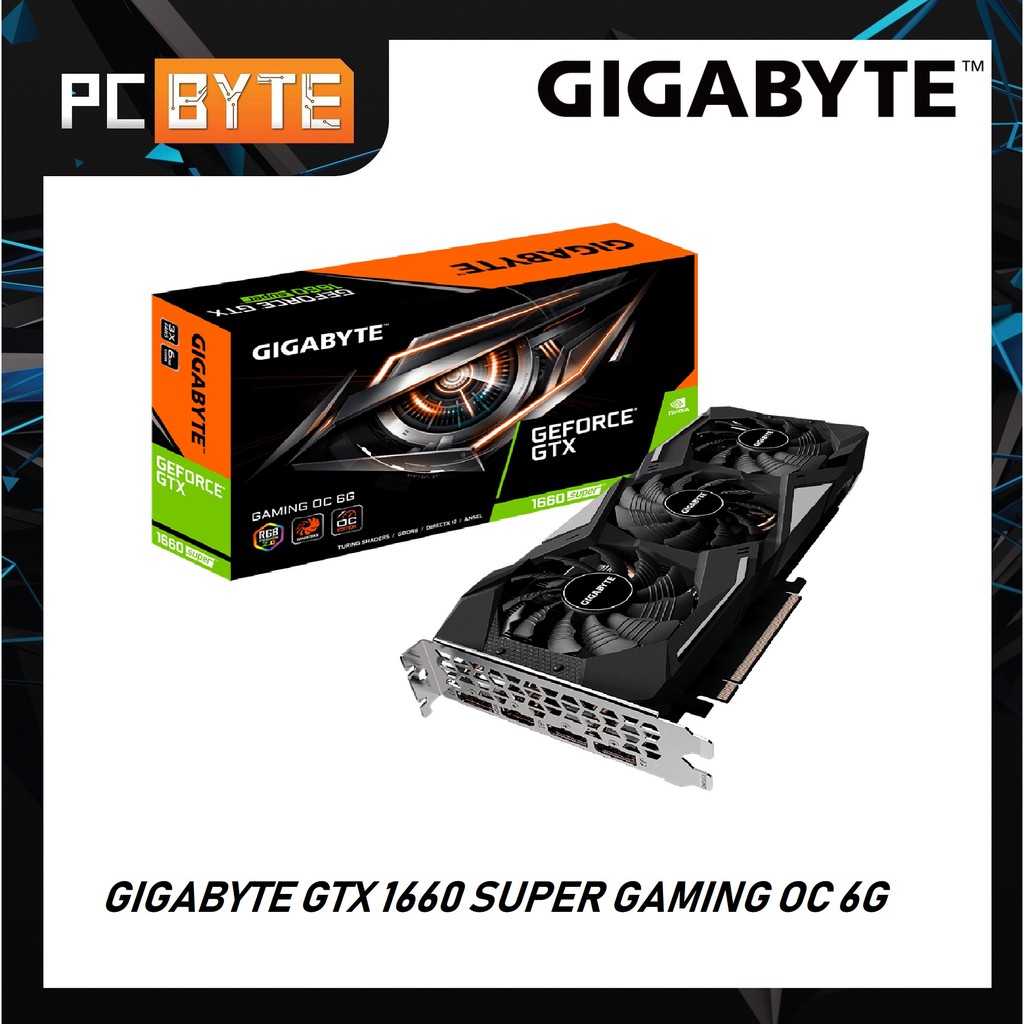 GIGABYTE NVIDIA GeForce GTX 1660 Super GAMING OC 6GB GDDR6 Graphic Card ...