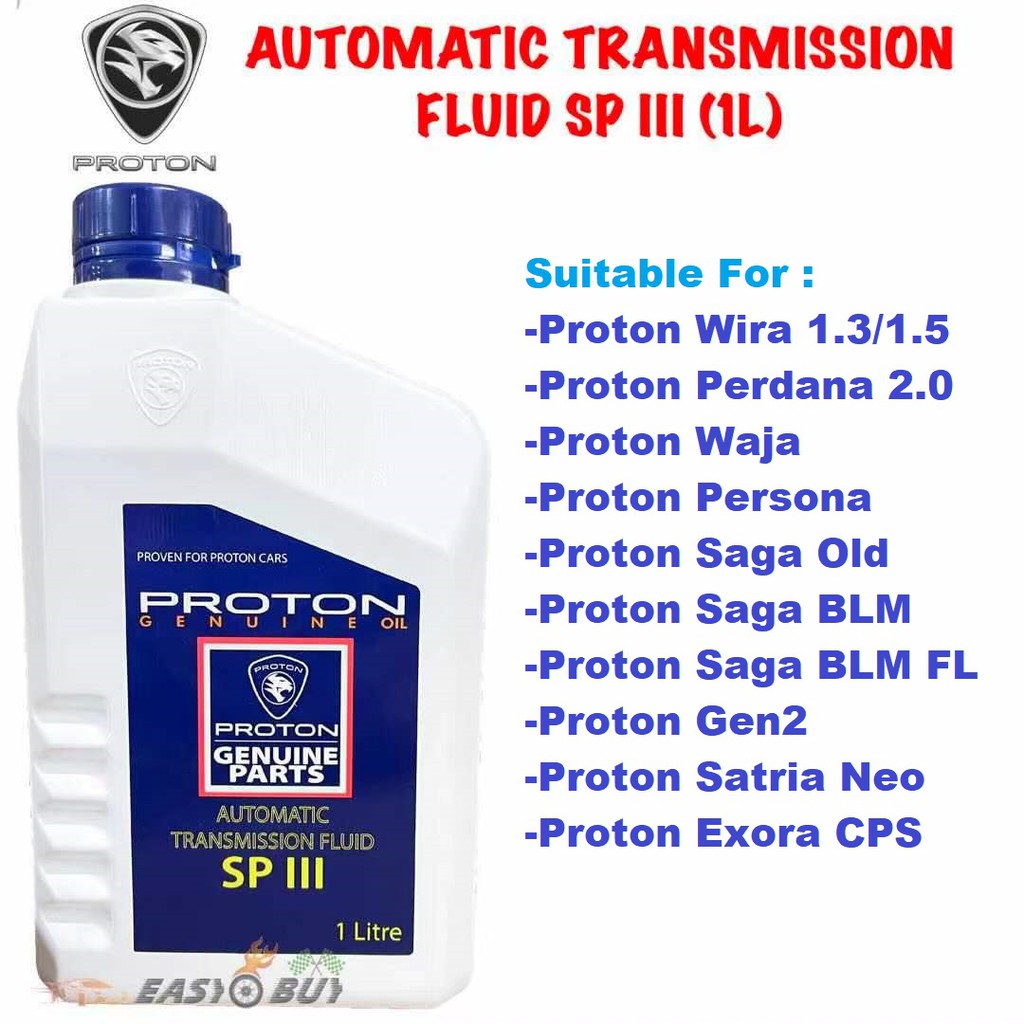 Original Proton Automatic Transmission AUTO OIL Fluid ATF SPIII SP3 ...