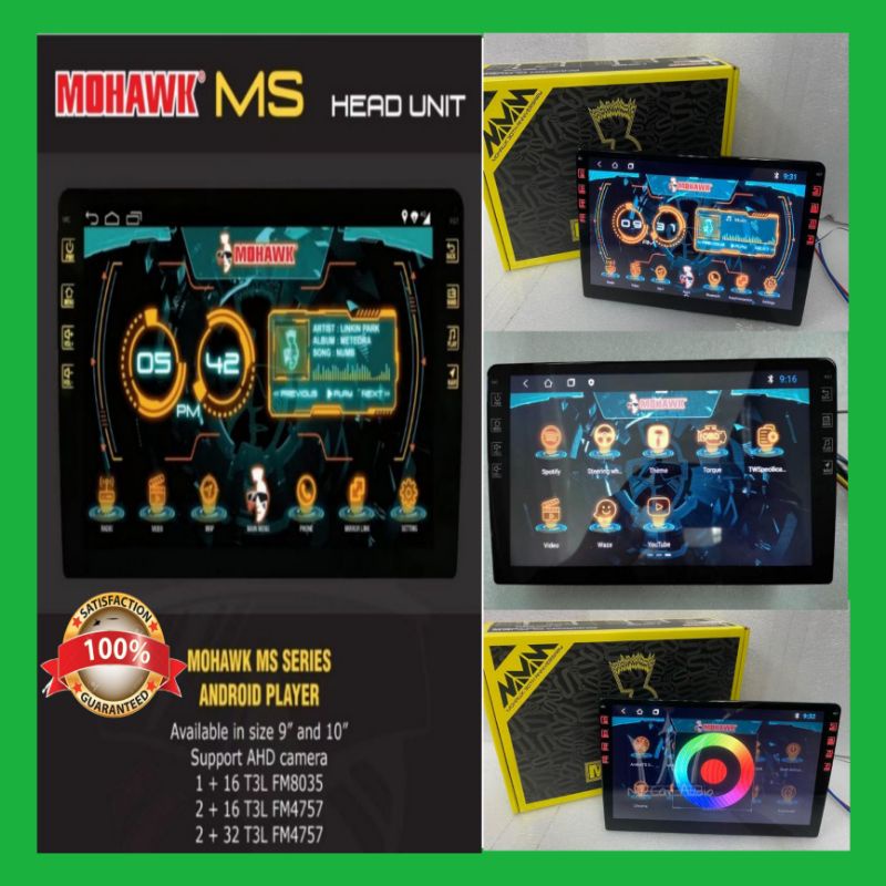 🔥Mohawk Android Car Player #1GB+16GB #Double Panel #FREE Android ...