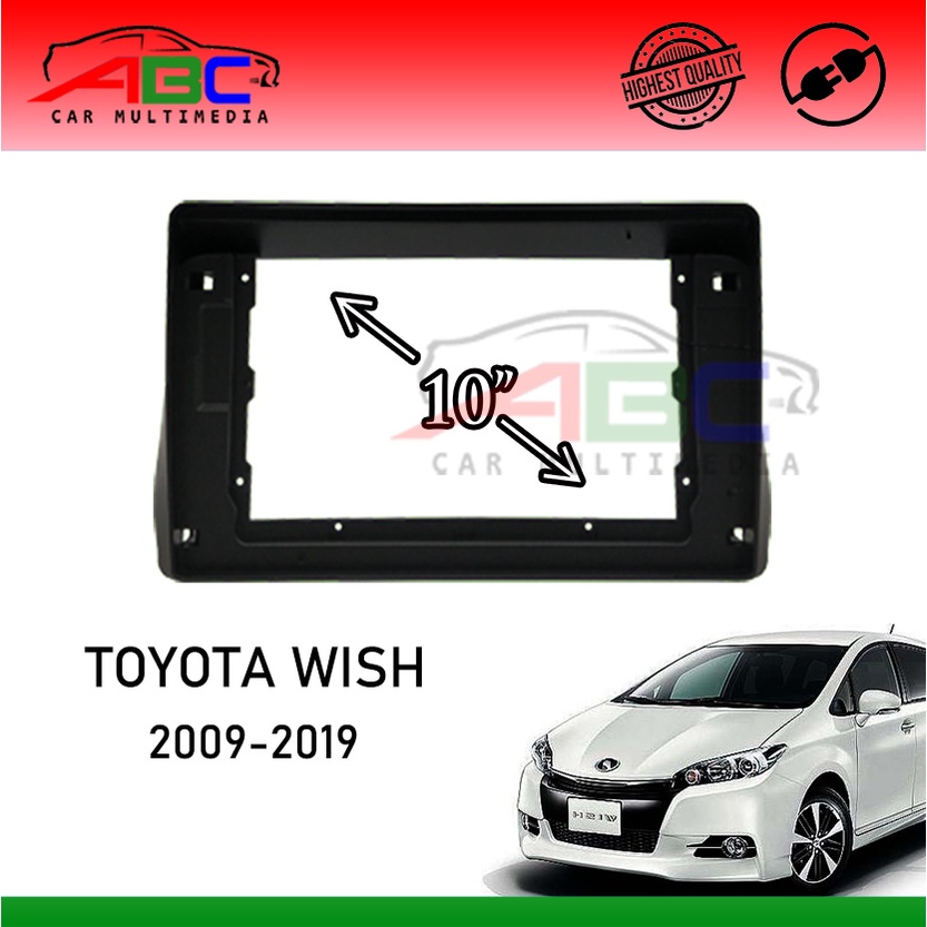 Android Player Casing For Toyota WISH 2009 2010 2011 2012 2013 2014 ...