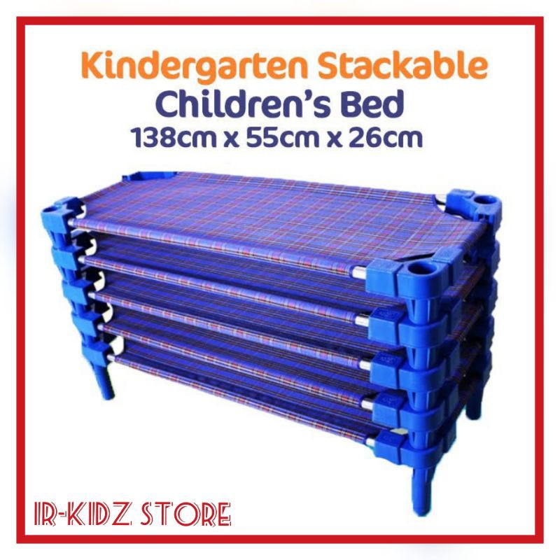 Kids Kindergarten Stackable Bed Portable Daycare Bed Children Preschool ...