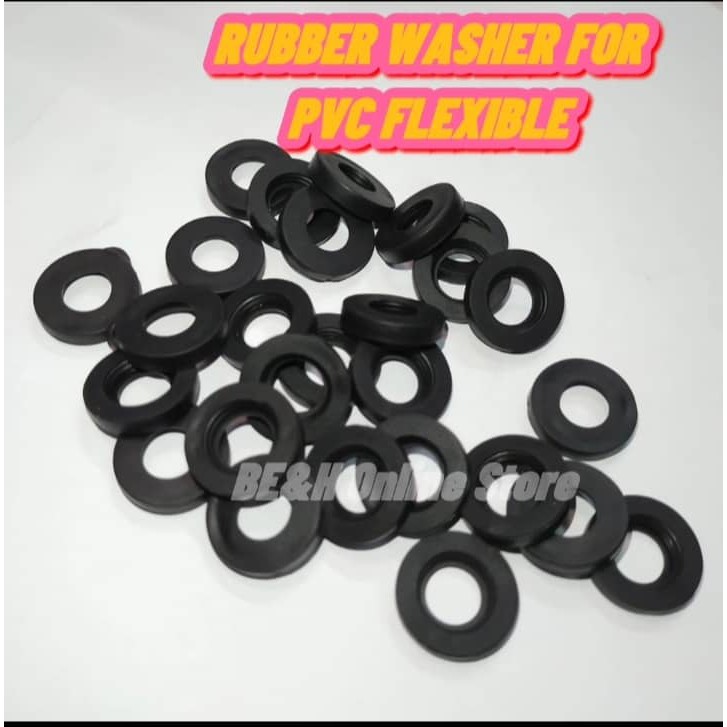RUBBER WASHER FOR PVC FLEXIBLE HOSE / GETAH HITAM UNTUK FLEXIBLE HOSE ...