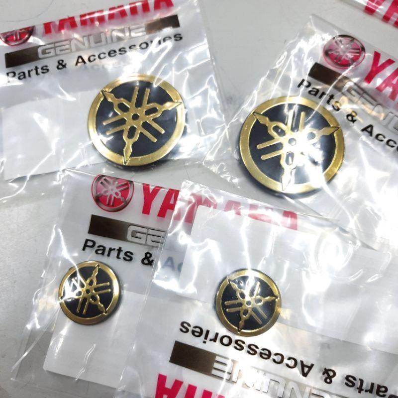 Yamaha Y15 V1 V2 emblem Logo Set Original Indonesia Gold / Silver ...