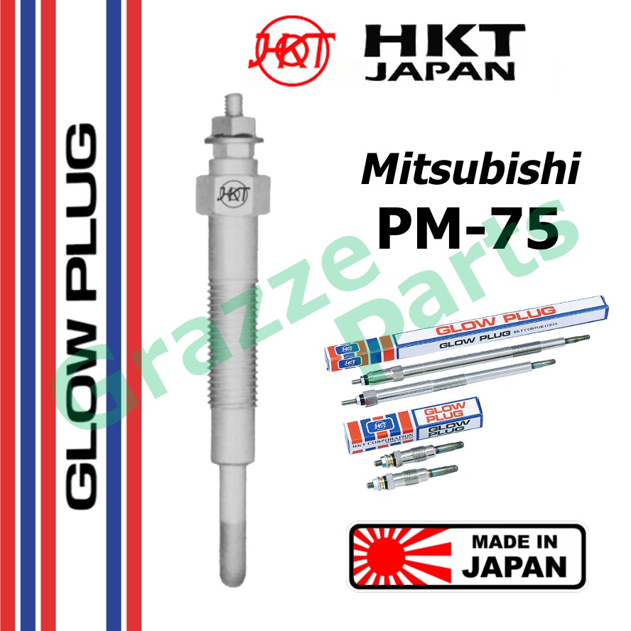 HKT 100% Made In Japan Heater Glow Plug PM-75 / MD050212 for Mitsubishi ...
