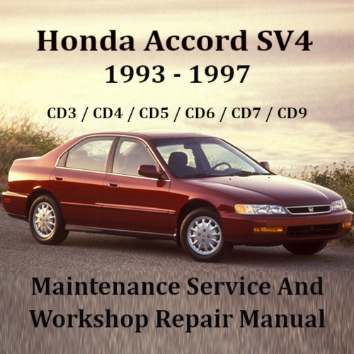 Honda Accord SV4 5th Gen CD3 / CD4 / CD5 / CD6 / CD7 / CD9 1993 - 1997 ...